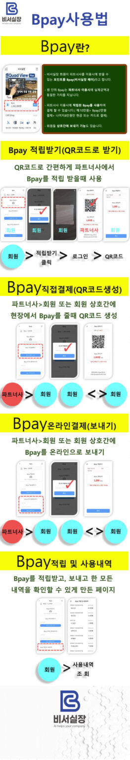 Bpay 사용법 – 비서실장